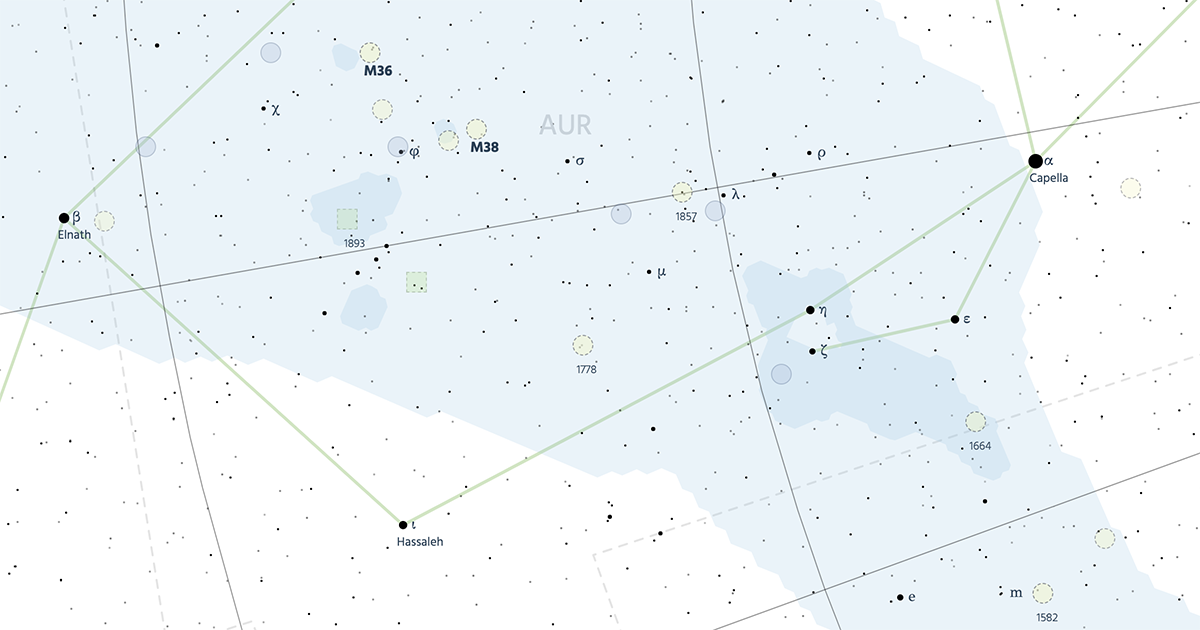 Sky Atlas - Maps and charts of stars and deep sky objects (DSOs)